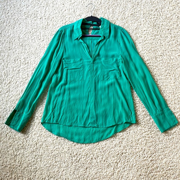 BCBGMaxAzria | Tops | Bcbg Silk Blouse | Poshmark
